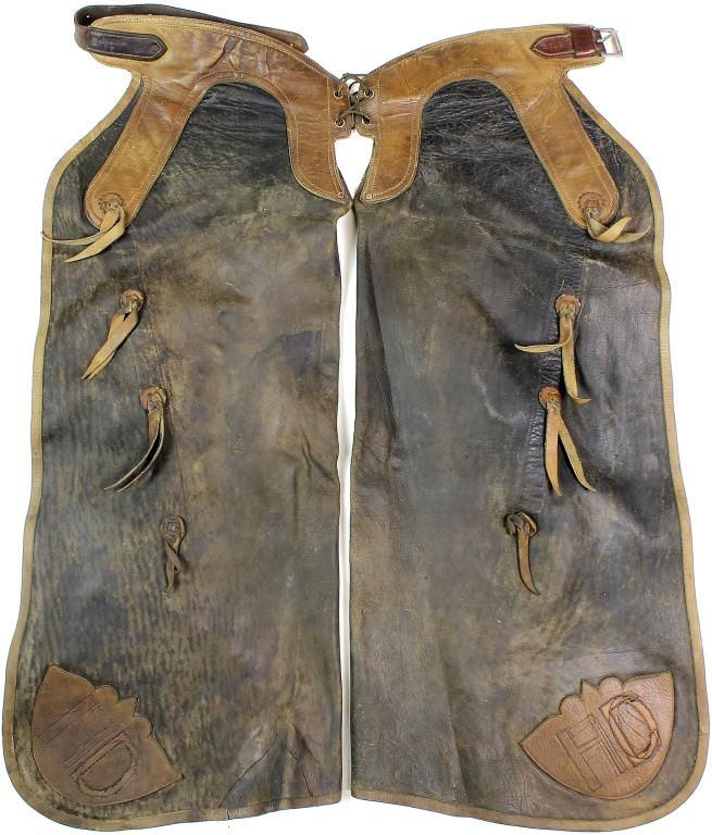 Hamley stamped batwing chaps