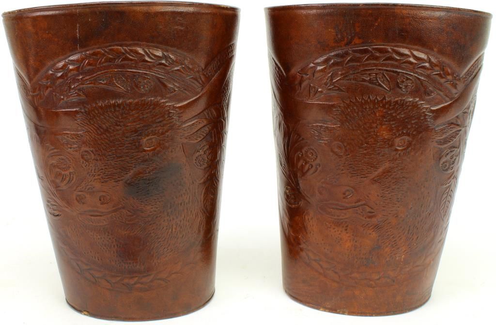 Gopher brand leather cowboy cuffs