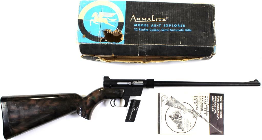 Armalite AR-7 Explorer .22 rimfire semi auto rifle