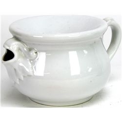 Antique porcelain spittoon cup