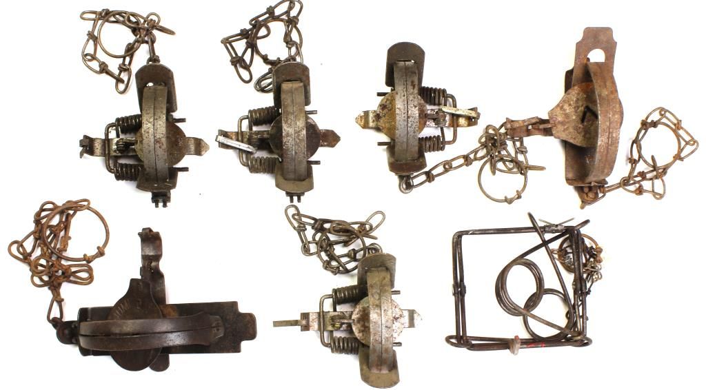 Collection of 7 misc. traps.