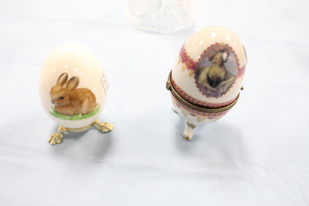 Goebel and Adeline Porcelain Eggs