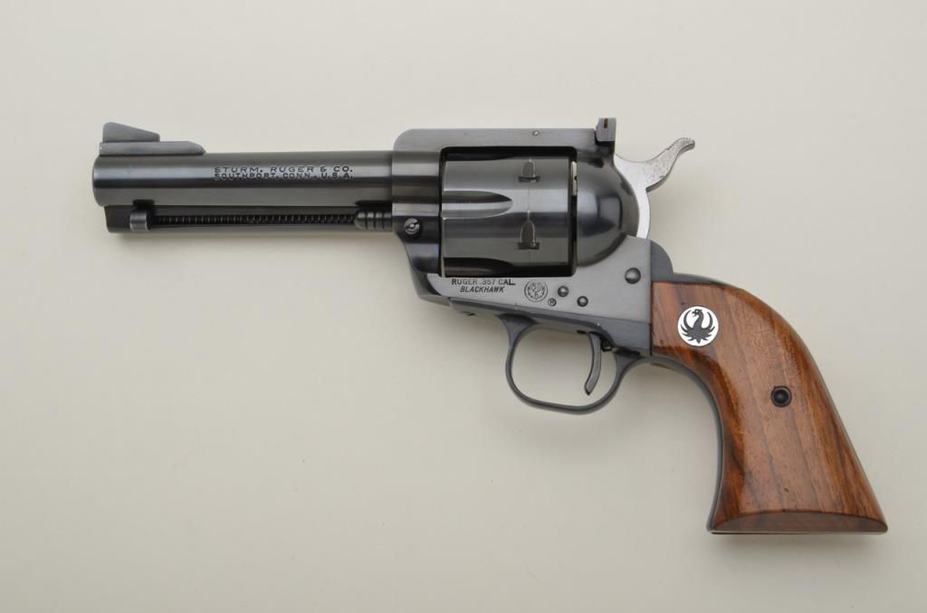 Ruger Blackhawk single action revolver, .357 cal., 4-1/2” barrel, blue ...