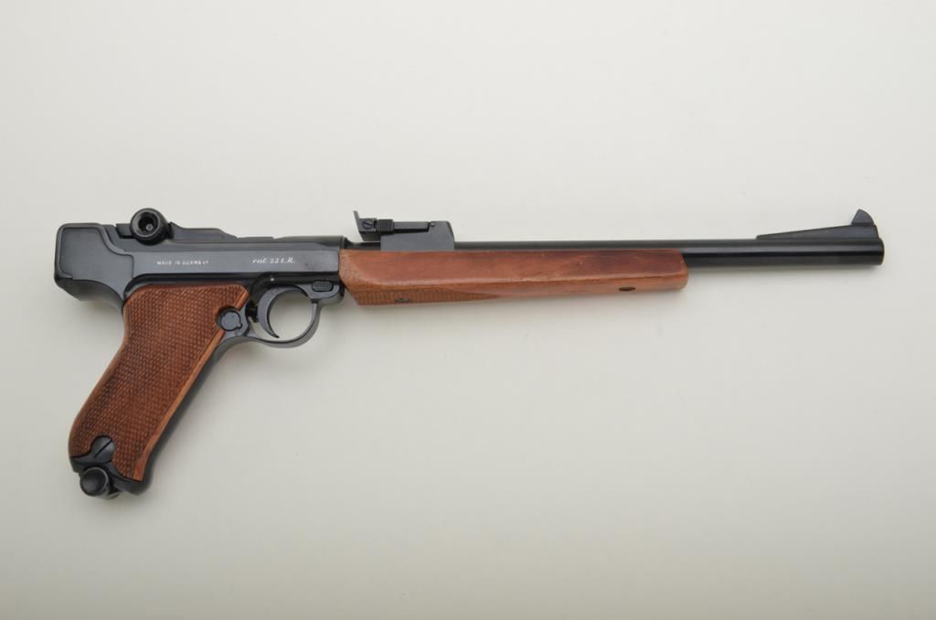 Erma Model ET-22 Luger semi-auto pistol, .22LR cal., 11-1/2” barrel ...