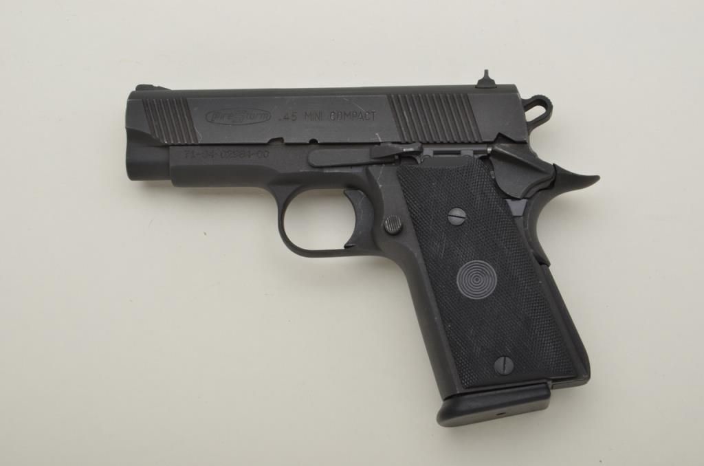 Spanish Fire Storm Mini-Compact Model semi-auto pistol, .45 cal., 3-1/2 ...