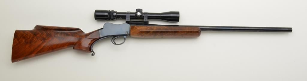 BSA Martini action single shot rifle, .22 Hornet cal., 23” round barrel ...