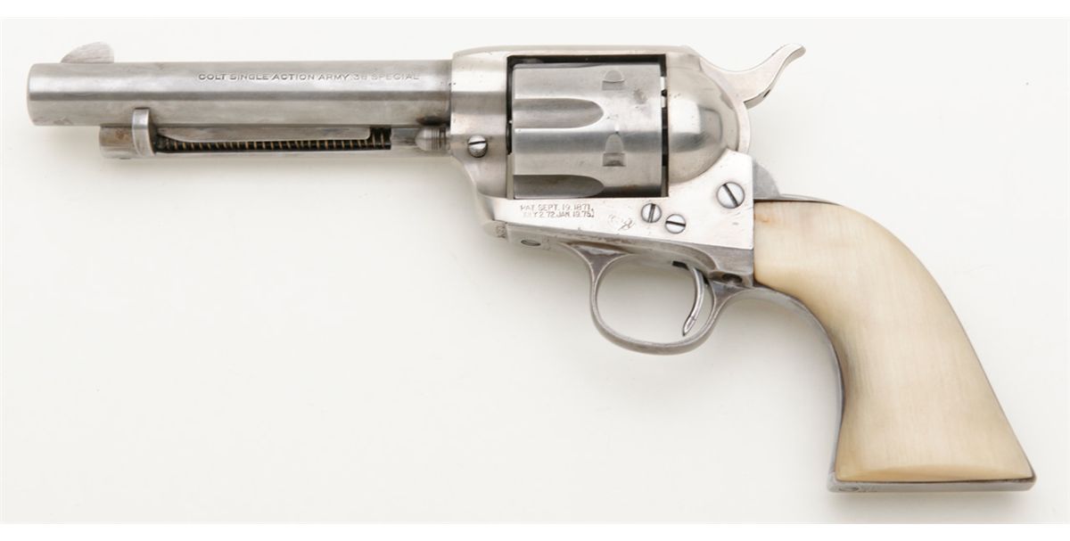 Colt S.A. Army Revolver. 39 special caliber. # 247873. Replaced factory ...