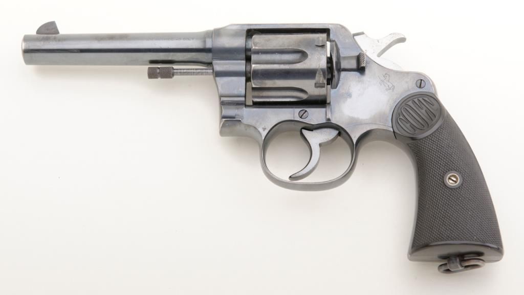 Colt New Service DA revolver, .45 Colt cal., 5” barrel, blue finish ...