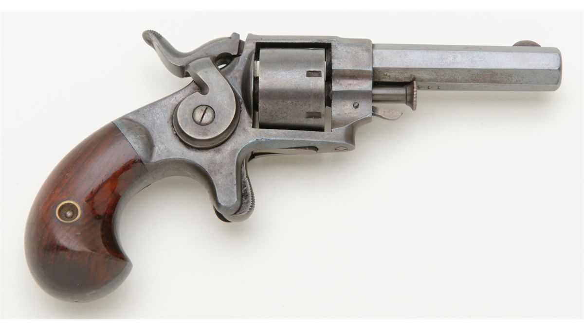 Ethan Allen & Co. side hammer revolver, .22 cal., 7-shot spur trigger ...