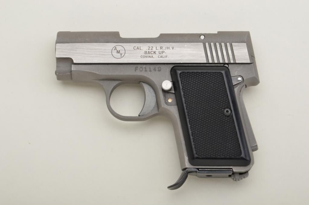 AMT Back Up Model semi-auto pistol, .22LR/H.V., 2-1/2” barrel ...