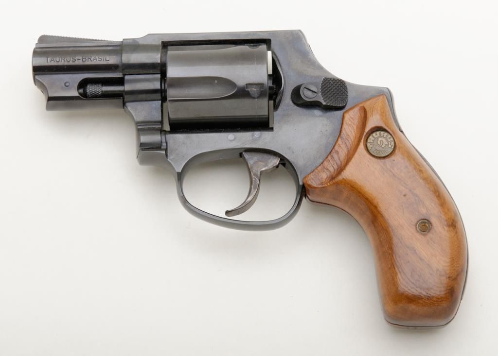 Taurus DA revolver, .38 Special cal., 2” barrel, blue finish, bobbed ...