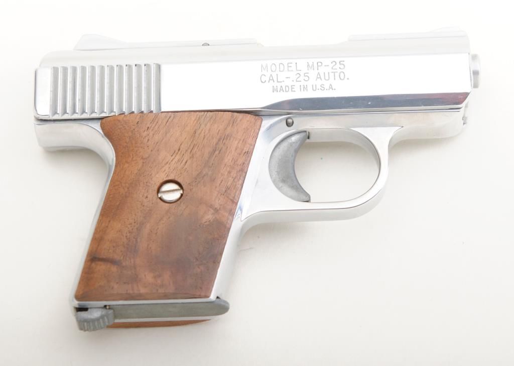 Raven Arms Model MP-25 semi-auto pistol, .25 cal., 2-1/2” barrel ...
