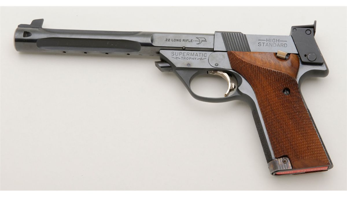 High Standard 106 Military Supermatic Trophy, #1888166, blued finish, 7 ...