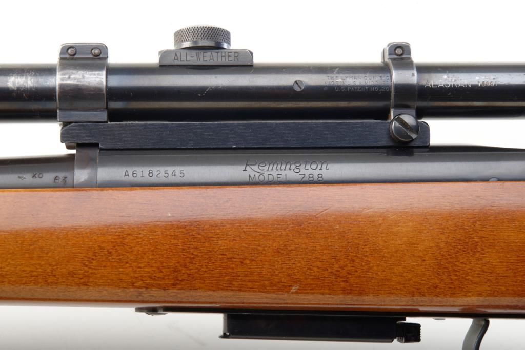 Remington Model 788 bolt action rifle, .223 caliber, 24” blued barrel ...