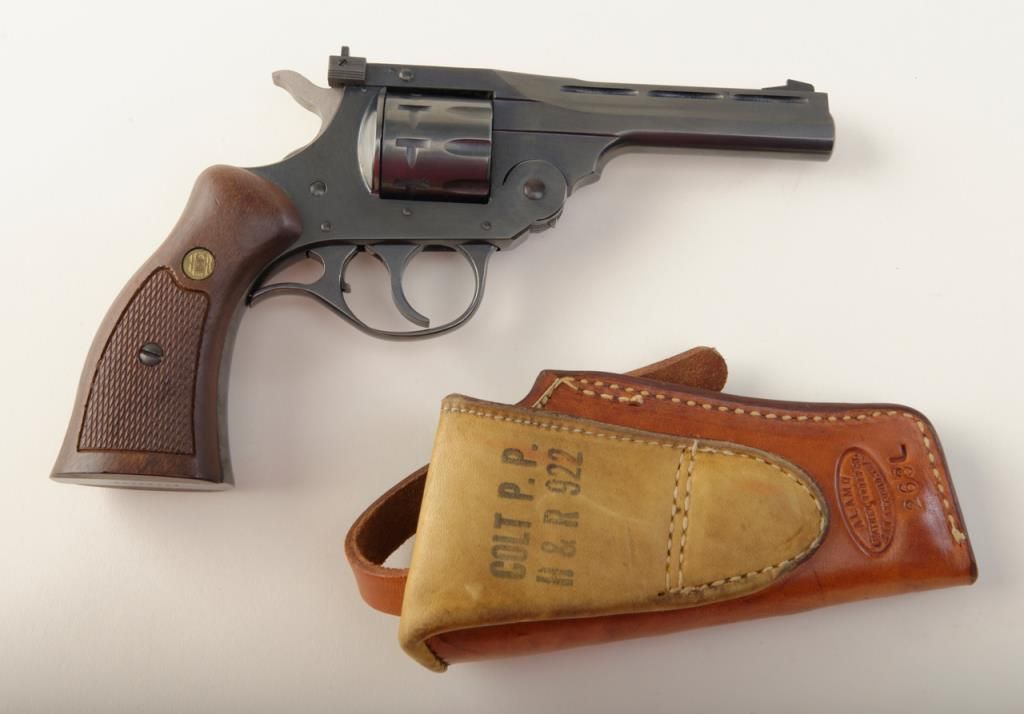 H&R Sportsman Model 999 DA revolver, .22LR cal., 4” barrel, blue finish ...