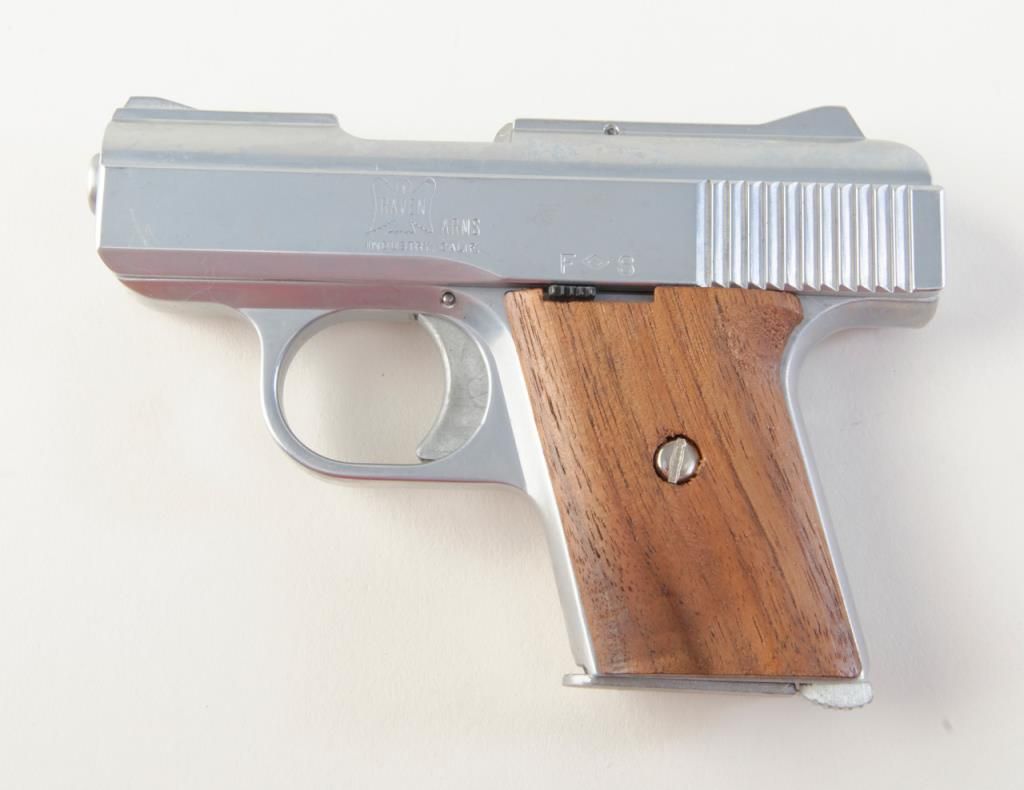 Raven Arms Model MP-25 semi-auto pocket pistol, .25 cal., 2-1/2” barrel ...