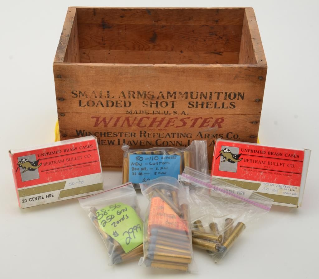 Winchester wooden ammo box marked “Winchester Staynless Ranger Super ...