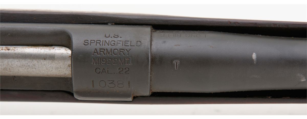 U.S. Springfield Model 1922 M1 bolt action magazine training rifle ...