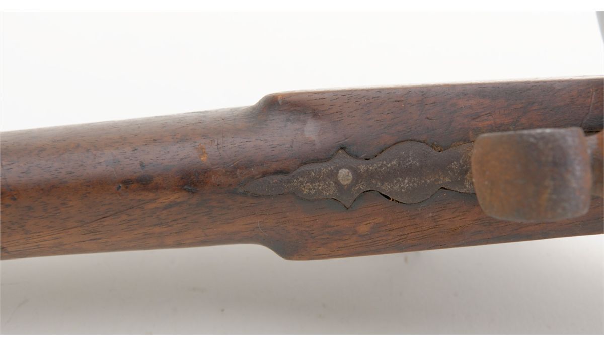 Antique Flobert single shot rifle, .22 cal., 22-1/2” octagon barrel ...