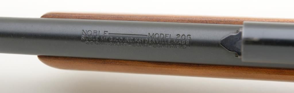 Noble Model 20G bolt action rifle, .22 short, long and LR cal., 22 ...