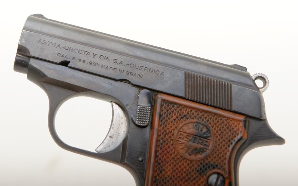 Astra Cub semi-auto pistol, 6.35mm cal., 2-1/4” barrel, blue finish ...