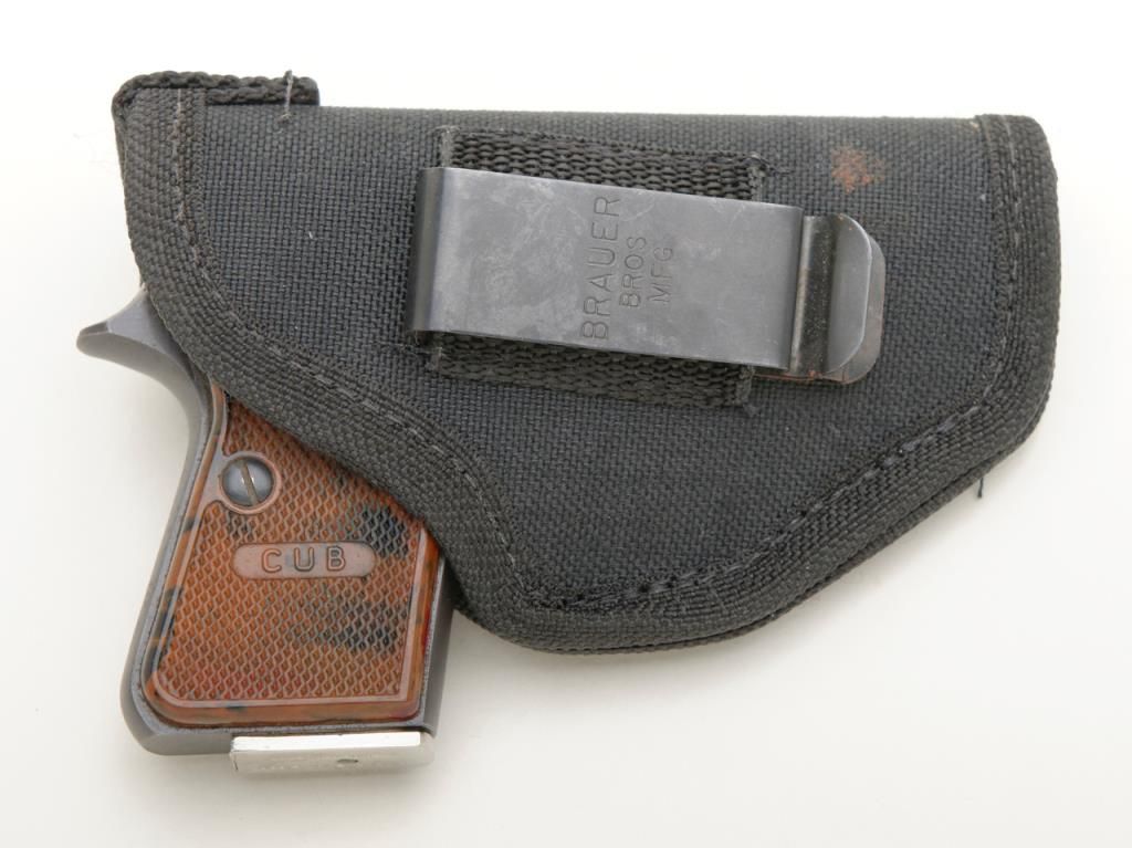 Astra Cub semi-auto pistol, 6.35mm cal., 2-1/4” barrel, blue finish ...