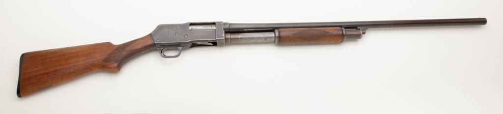 Ranger Model 30 pump action shotgun, 16 gauge, 28” barrel, brown patina ...