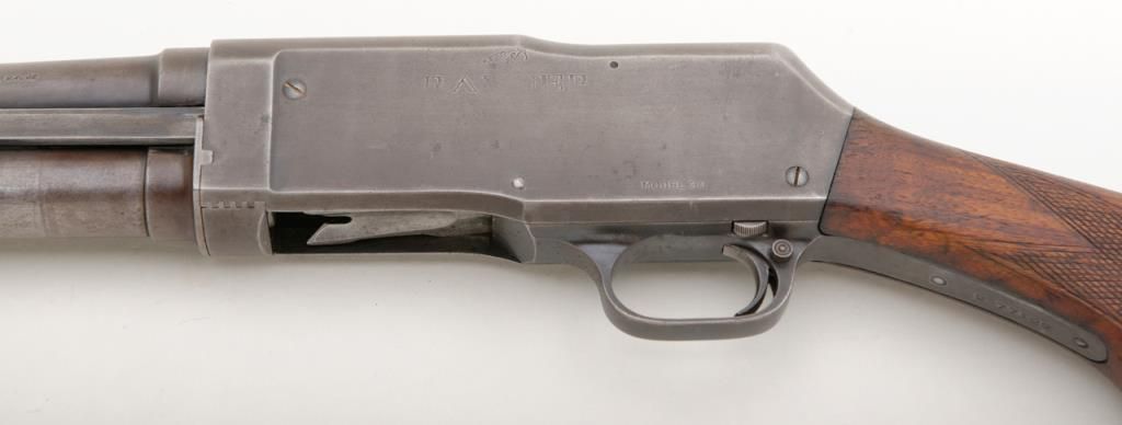 Ranger Model 30 pump action shotgun, 16 gauge, 28” barrel, brown patina ...