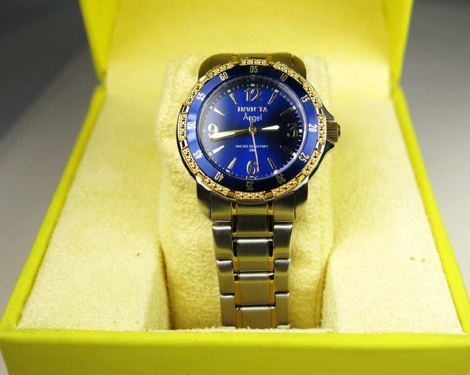 Stylish Ladies mid-size Invicta ‘Angel’ Watch with Swiss movement and ...