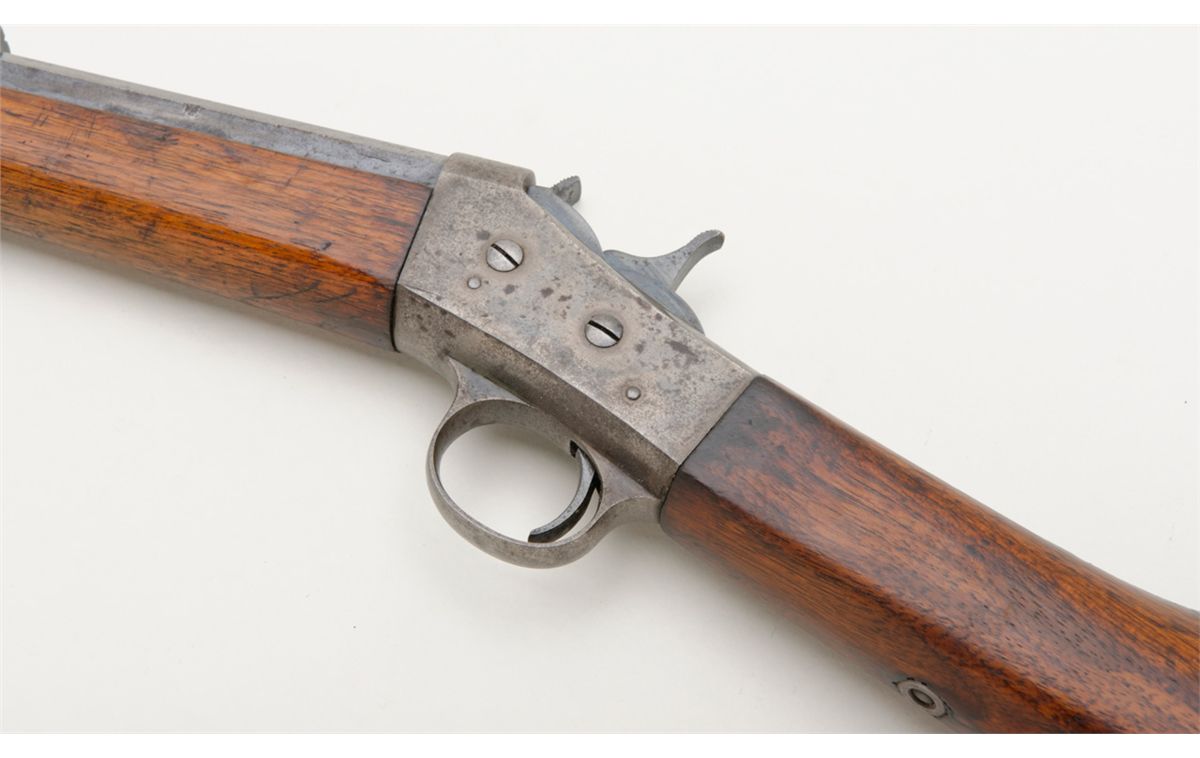Remington No. 4 single shot rolling block rifle, .32 cal., 24-1/8 ...