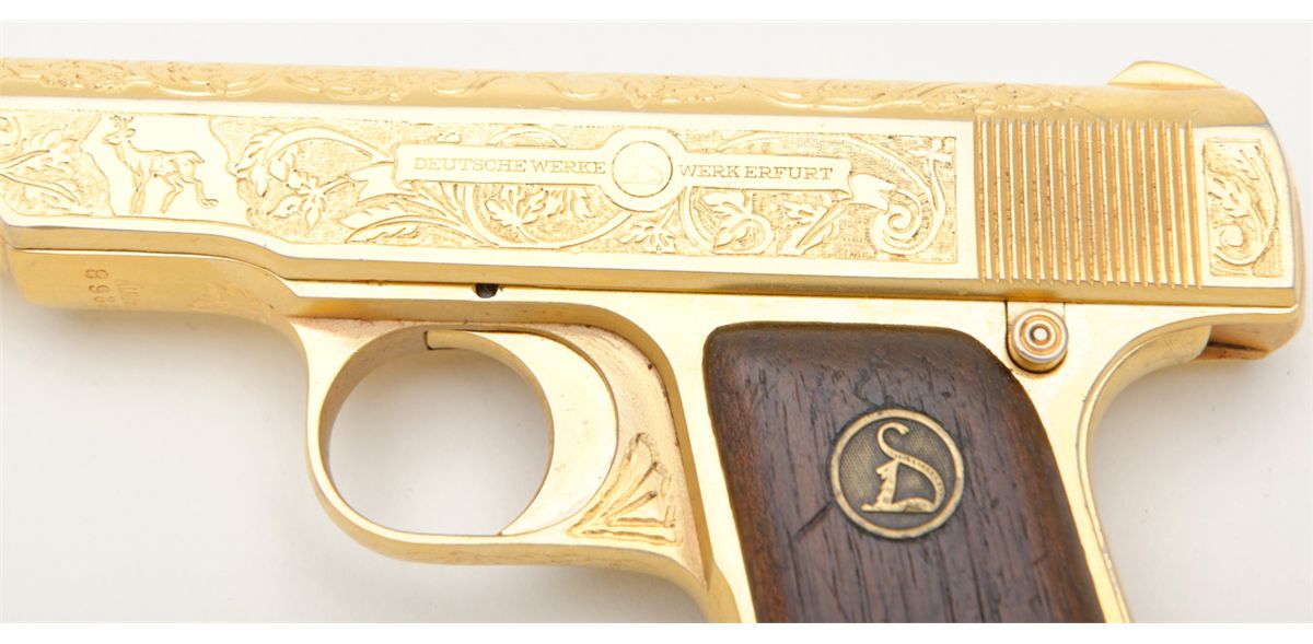 D.W.M. German made, Ortgies PT., .32 ACP Caliber semi-auto .32 caliber ...
