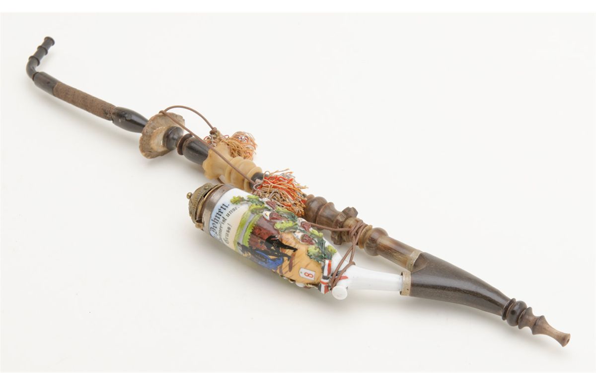 German Imperial era Regimental Smoking Pipe showing name and artillery ...
