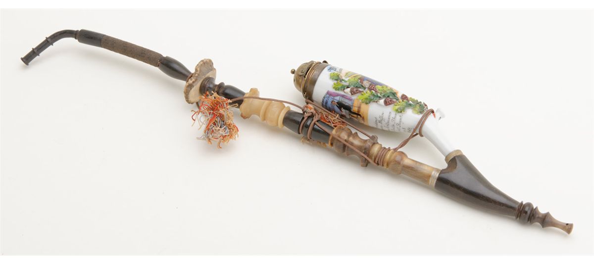 German Imperial era Regimental Smoking Pipe showing name and artillery ...