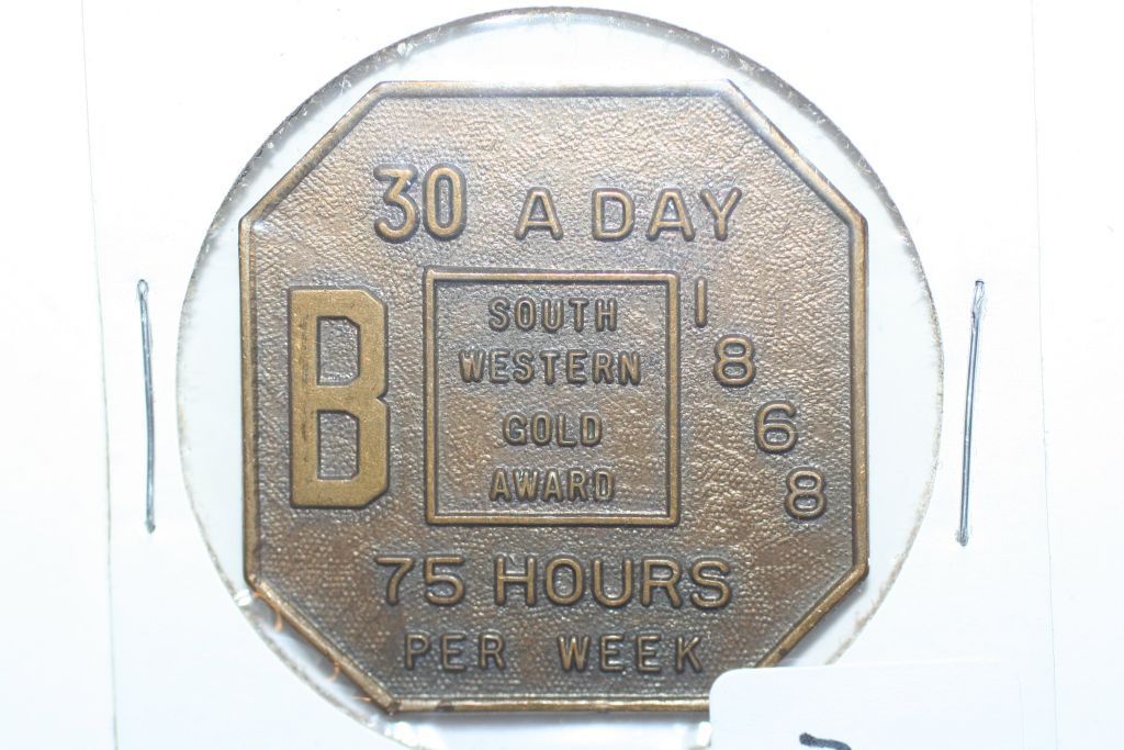 Southwestern Gold Award Token