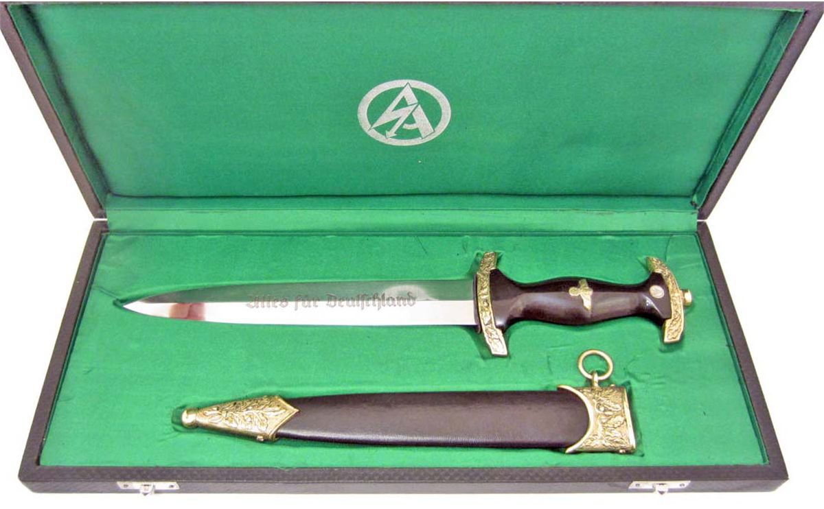 GERMAN NAZI SA HIGH LEADER ROHM DAGGER W/ SCABBARD