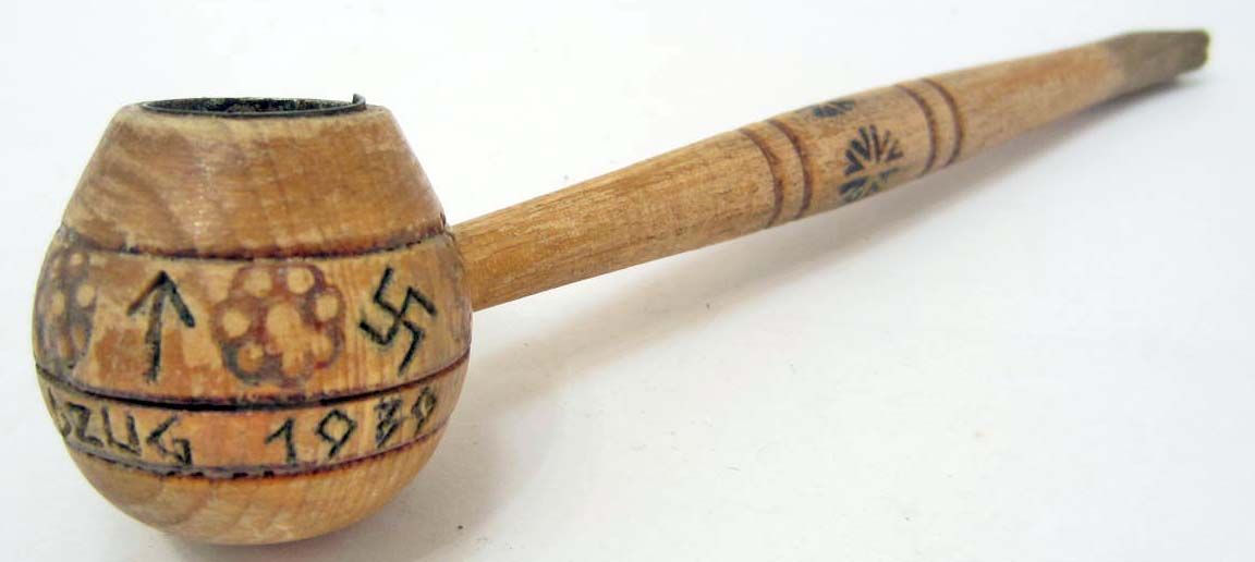 GERMAN NAZI SS POLISH CAMPAIGN SMOKING PIPE