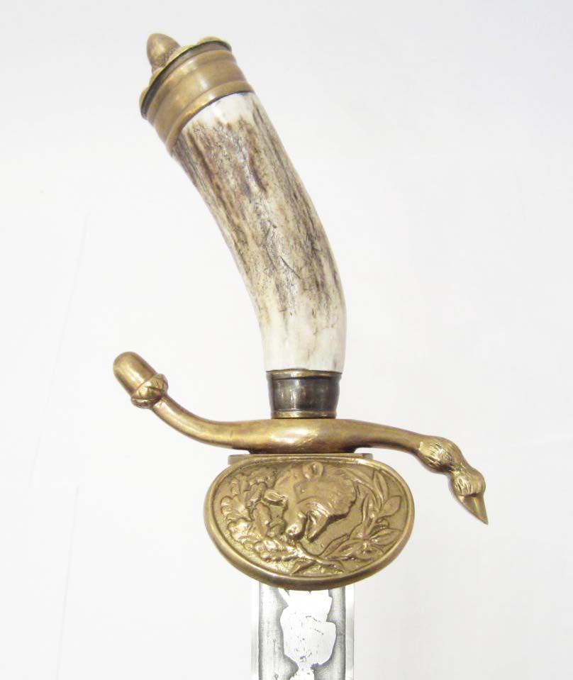 GERMAN SOLINGEN HUNTING DAGGER W/ SHEATH & KNIFE