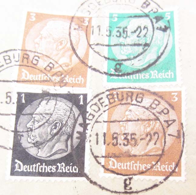 LOT OF 4 GERMAN NAZI ARMY ENVELOPES