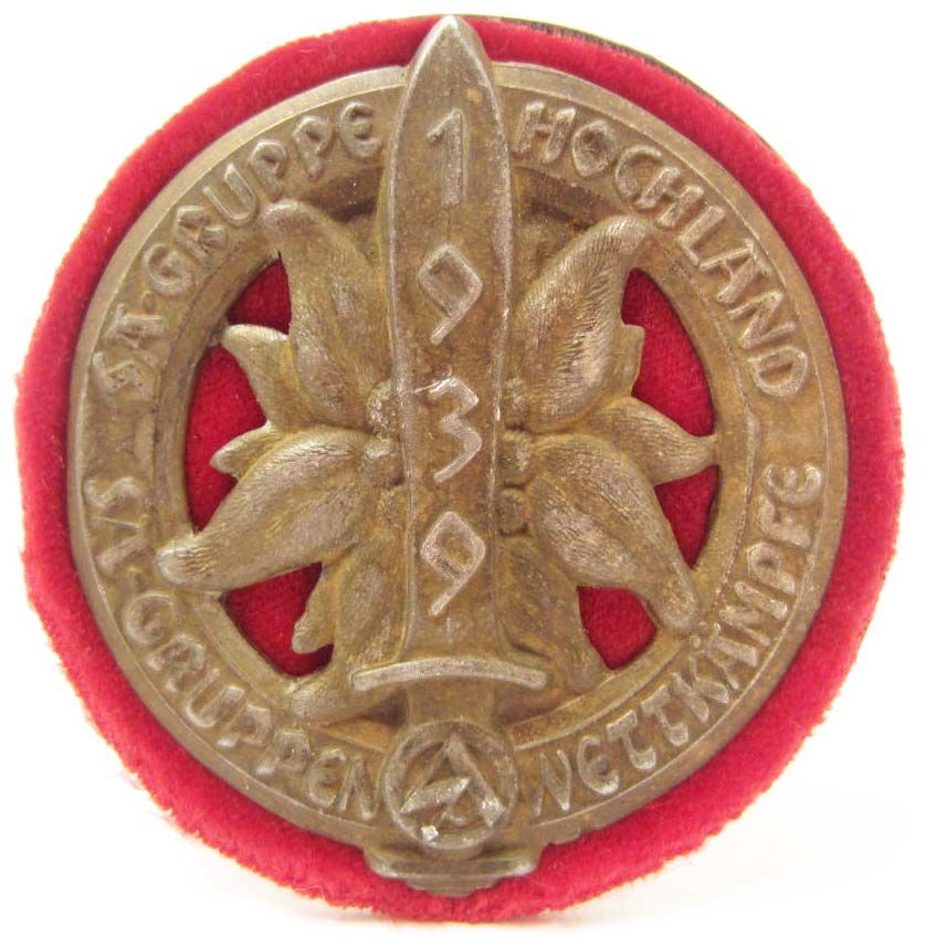 GERMAN NAZI SA BADGE