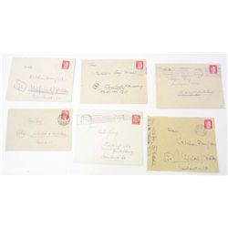 LOT OF 6 GERMAN NAZI ARMY ENVELOPES