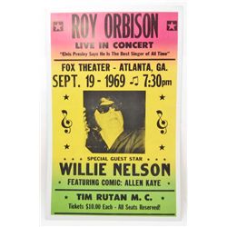 ROY ORBISON CONCERT POSTER MODERN PRINT