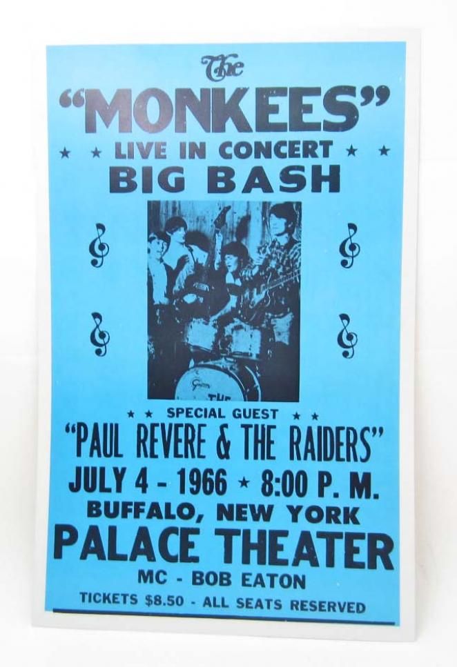 MONKEES CONCERT POSTER MODERN PRINT