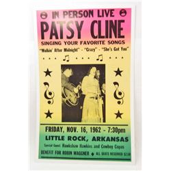 PATSY CLINE CONCERT POSTER MODERN PRINT