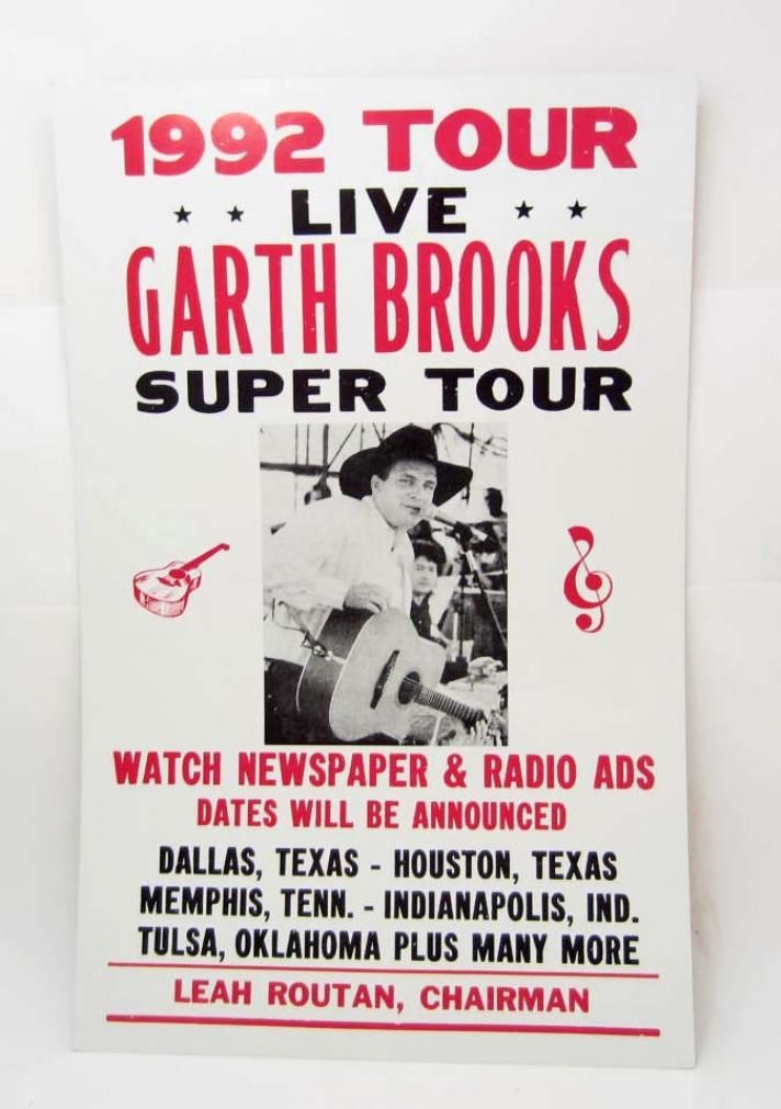 GARTH BROOKS CONCERT POSTER MODERN PRINT