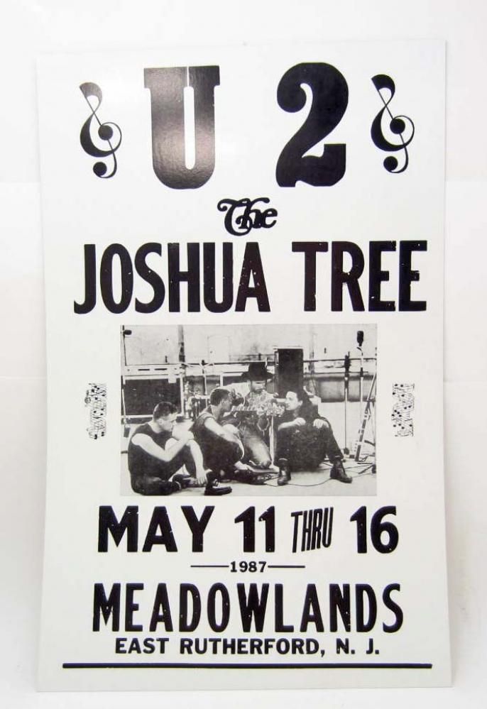 U2 CONCERT POSTER MODERN PRINT