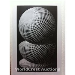 Three Spheres I by M. C. Escher