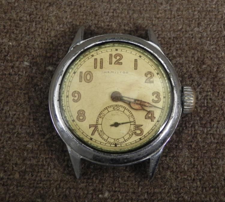 WWII HAMILTON MILITARY WATCH-MARKED "ORD DEPT-USA"