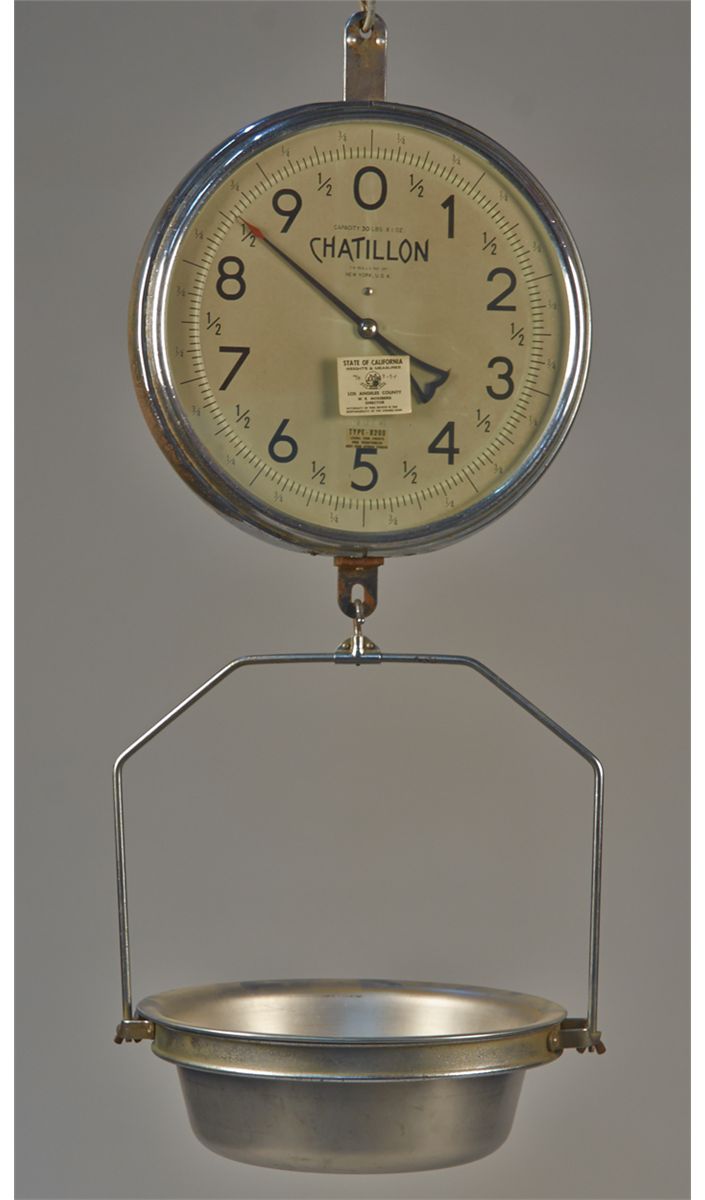 Early Chatillon Type-8200 Hanging Produce Scale
