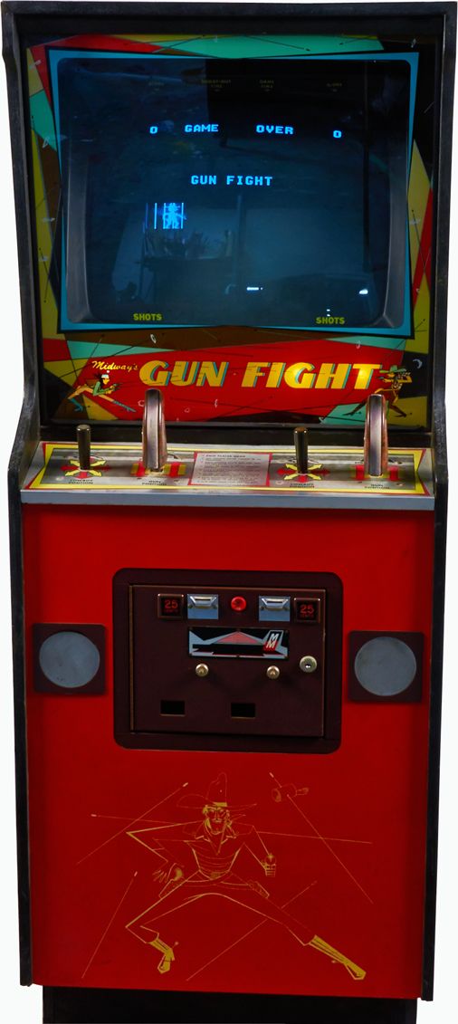 25 Cent Midway's Gun Fight Shooter Arcade Machine