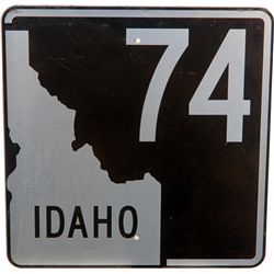 "IDAHO - 74" Metal Highway Sign